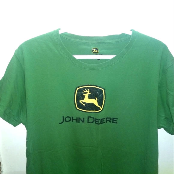 John Deere | Tops | John Deere Tshirt Xxl Womens Classic Green Logo ...